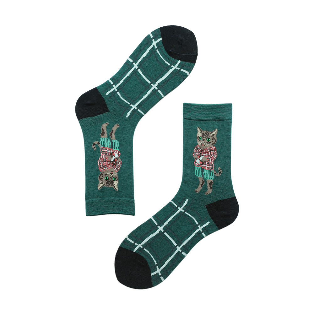 Paire de Chaussettes Mignon Lapin Clown et Motifs Colorés Lisa BlackPi ...