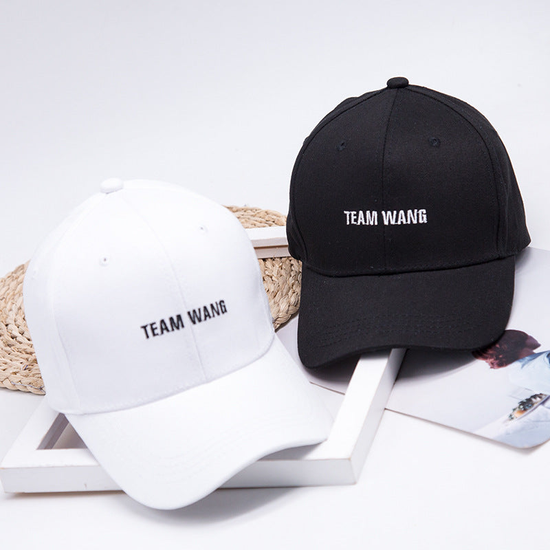 Casquette Noir / Blanc Team WANG Mode Kpop Jackson Wang Visual Merch ...